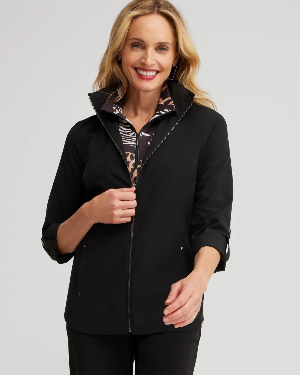 Zenergy UPF Hidden Hood Jacket | Chico's Zenergy UPF Hidden Hood Jacket | Chico's